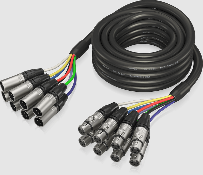 BEHRINGER GMX500 5 METRE 8-WAY MULTICORE CABLE — Music Man Australia