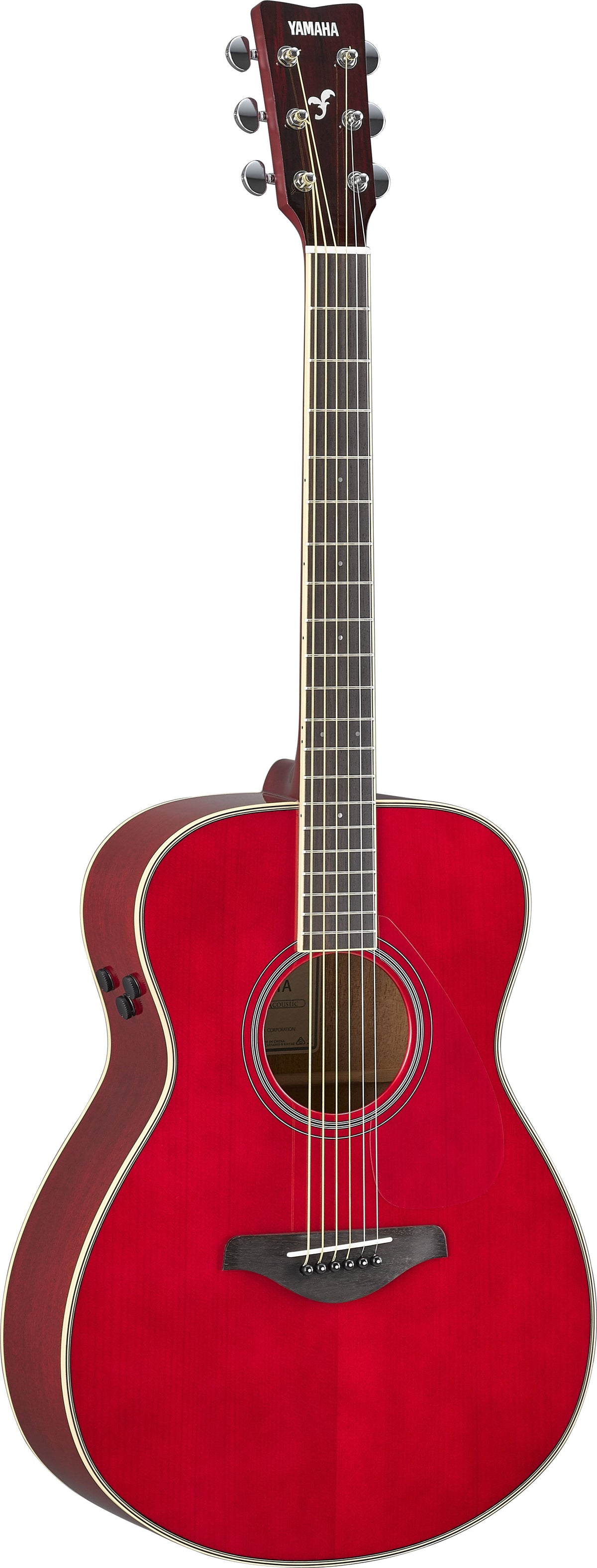 YAMAHA FS TRANSACOUSTIC RUBY RED — Music Man Australia