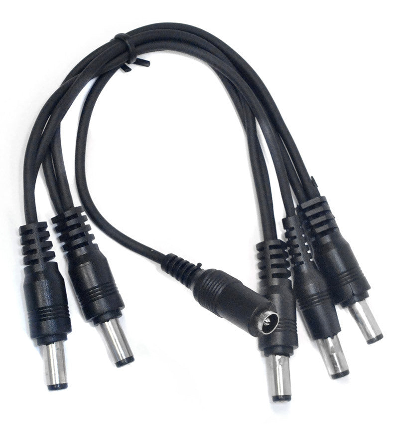 Leem Power to 5-Pedals Daisy Chain Cable with Straight Plugs — Music ...