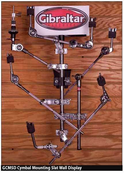 CYMBAL MOUNT DISPLAY SLATWALL — Music Man Australia
