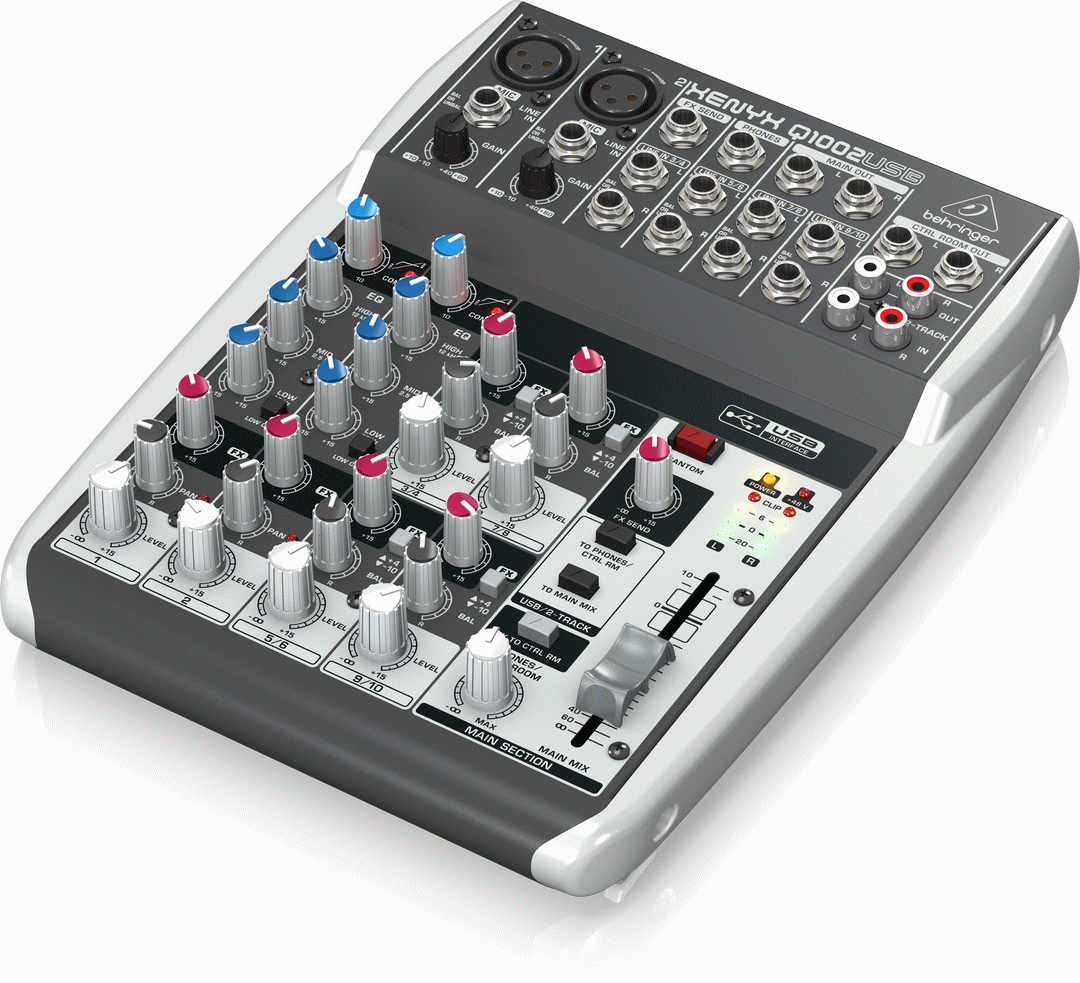BEHRINGER XENYX Q1002USB MIXER — Music Man Australia