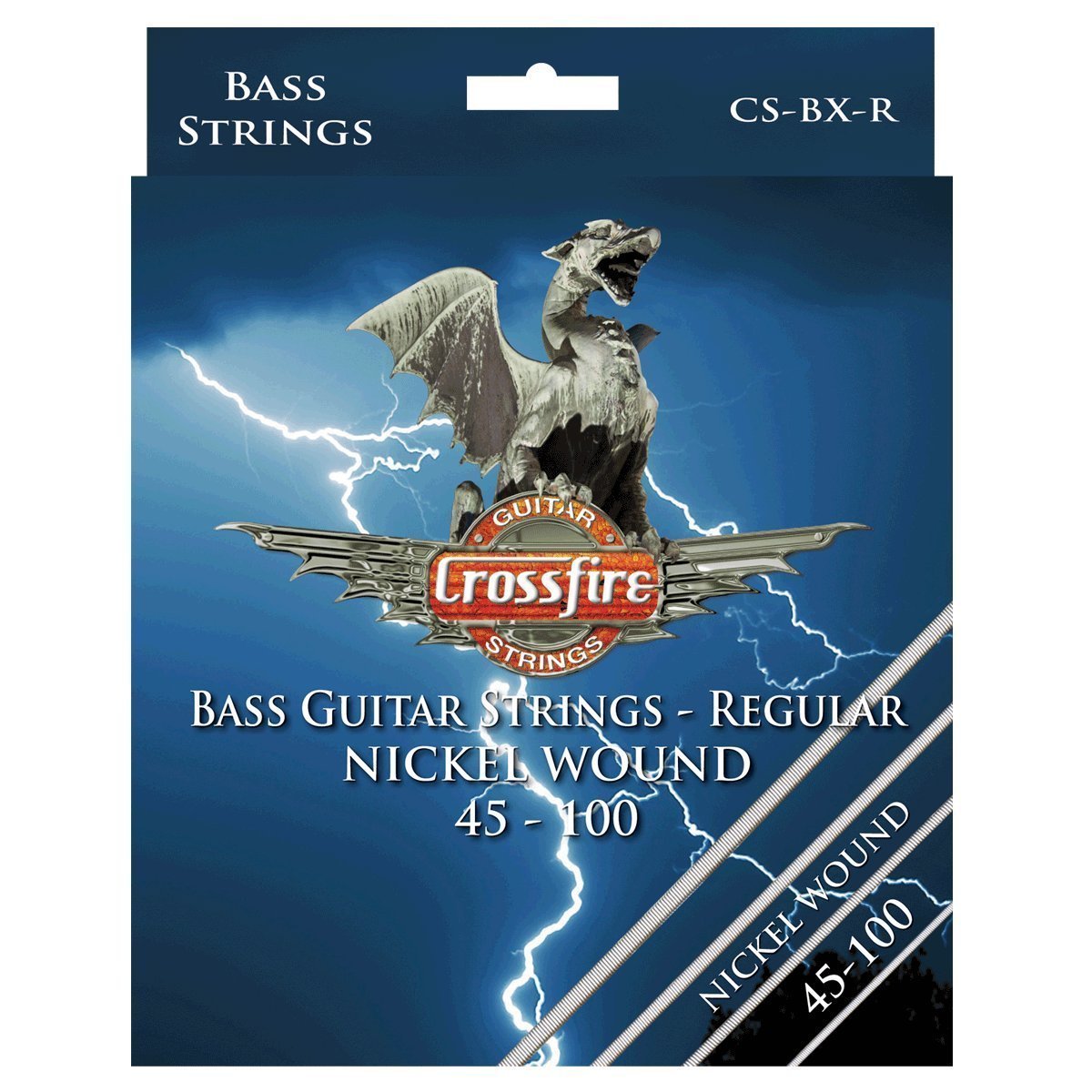 Crossfire Regular Light Bass Guitar Strings (45-100) — Music Man Australia