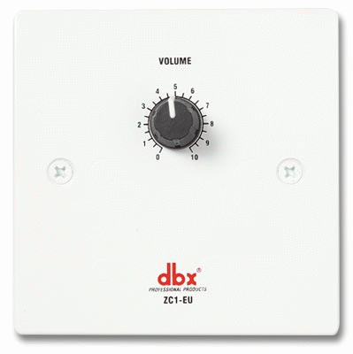 DBX ZC1 WALL MNT PROGRAMMABLE ZONE CONTROLLER — Music Man Australia