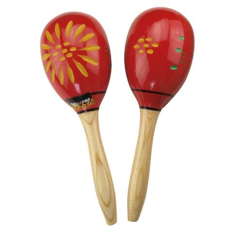MARACAS - HANDLE MARACAS WITH FLOWERS DESIGN - I — Music Man Australia