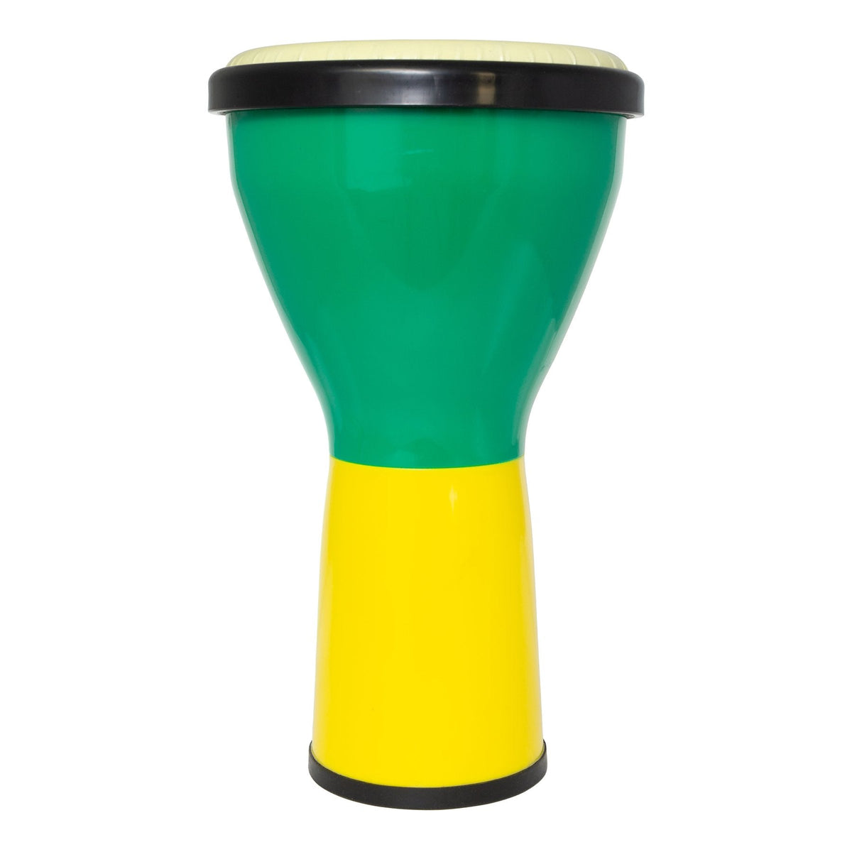 Drumfire 8" Synthetic Head Kids Djembe (Green/Yellow) — Music Man Australia