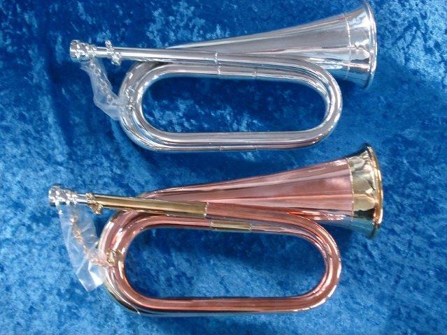 B FLAT BUGLE COPPER TUNABLE W/MOUTHPIECE — Music Man Australia