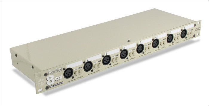 RACKMOUNT 8 CH MIC SPLITTER JENSEN — Music Man Australia