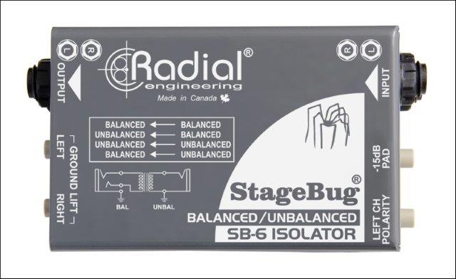 COMPACT STEREO ISOLATOR FOR BAL/UNBALANCED SIGNA — Music Man Australia