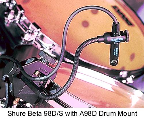 BETA 98D/S MINI CONDENSER INSTRUMENT MIC SUIT SN — Music Man Australia