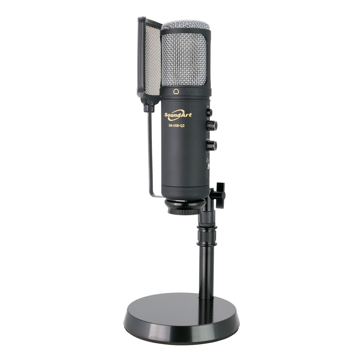 SoundArt Professional USB Condenser Studio Microphone Pack w/ Pop Filt ...