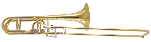 B FLAT/F/D BASS TROMBONE YELLOW BRASS BELL W/CSE — Music Man Australia